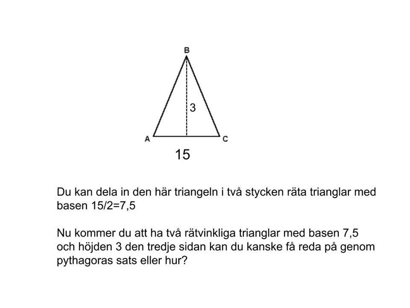 Räkna ut en triangels omkrets (Matematik/Matte 1/Geometri) – Pluggakuten