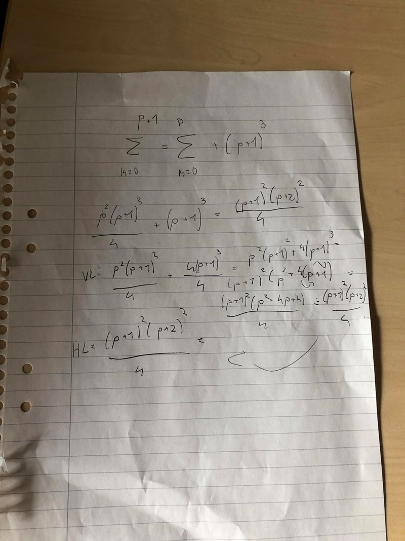 Bevisa summa med induktion (Matematik/Matte 5/Talföljder och ...