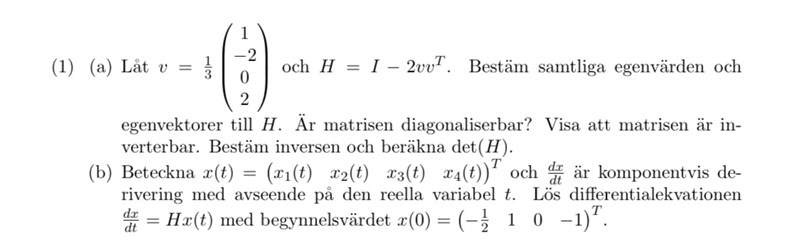 Matriser (Matematik/Universitet) – Pluggakuten