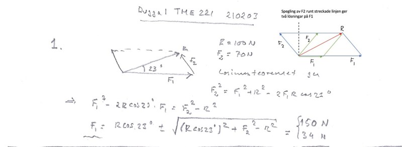Kraftgeometri (Fysik/Universitet) – Pluggakuten