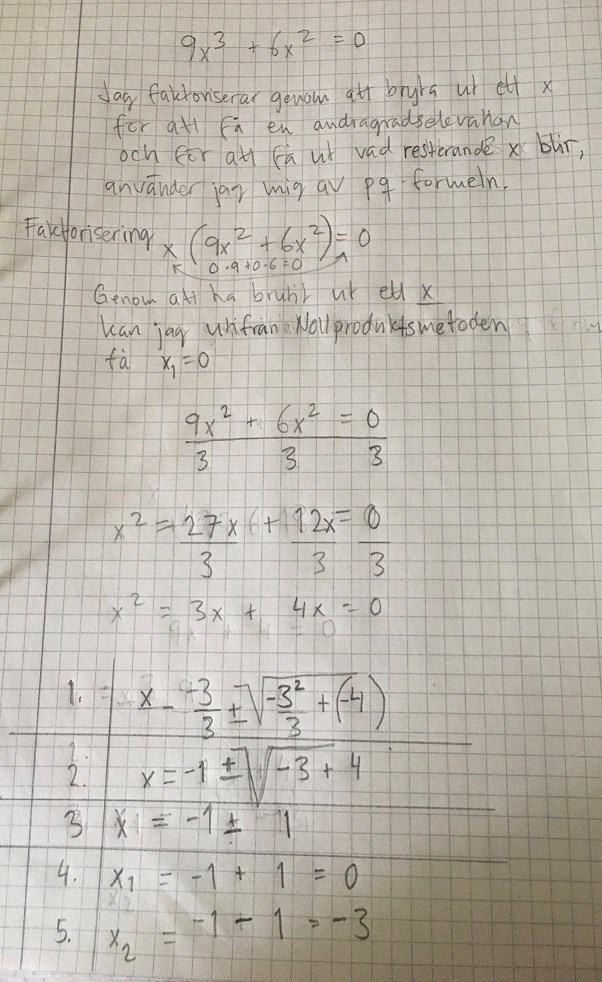 Lös ekvationen (Matematik/Matte 2/Linjära ekvationssystem) – Pluggakuten