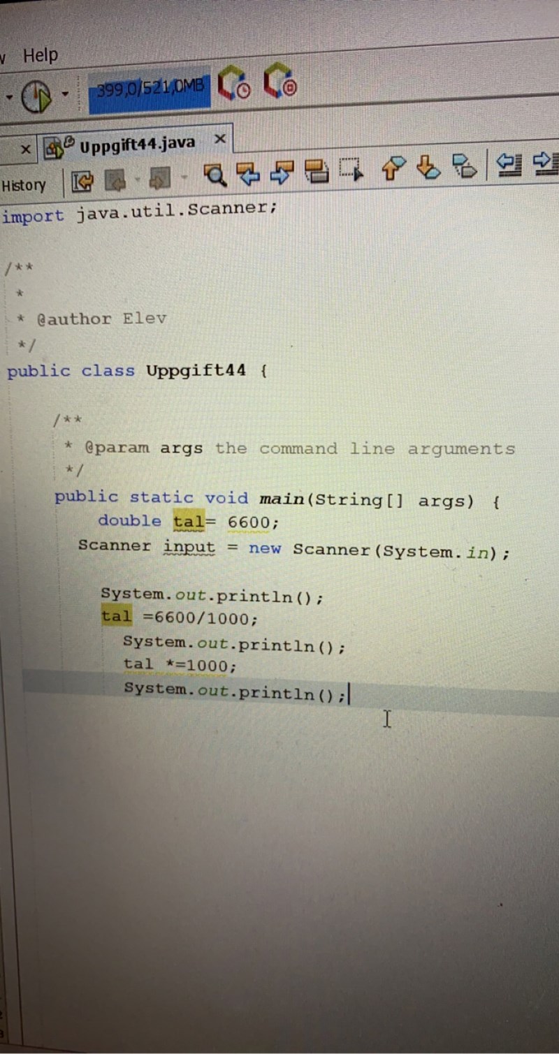 Avrunda (Programmering/Java) – Pluggakuten
