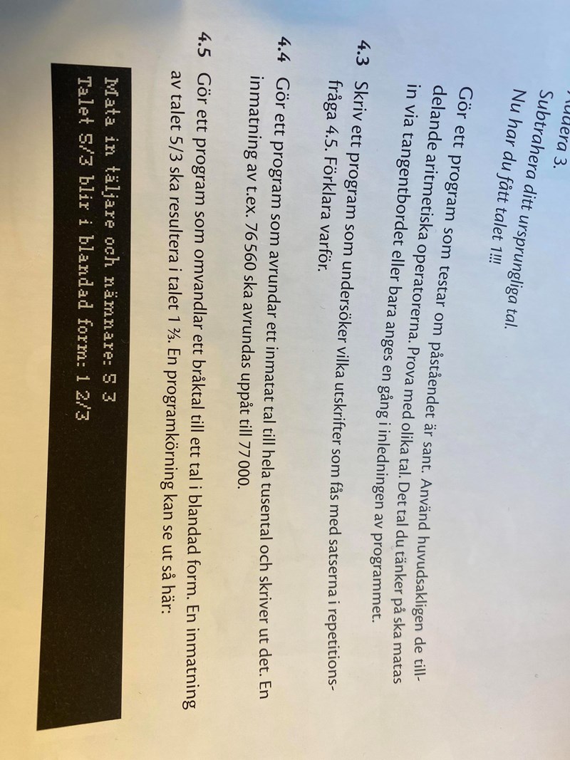 Avrunda (Programmering/Java) – Pluggakuten