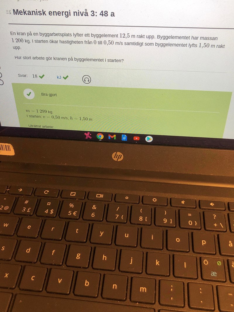 Mekanisk energi (Fysik/Fysik 1) – Pluggakuten