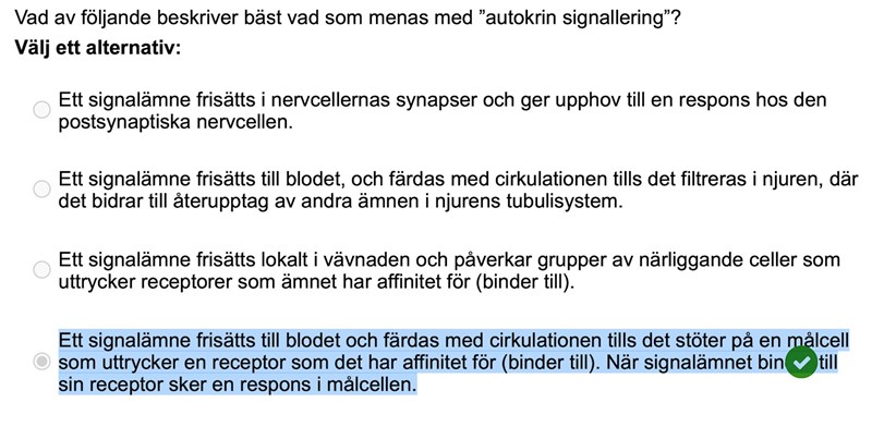 autokrin signalering (Biologi/Universitet) – Pluggakuten