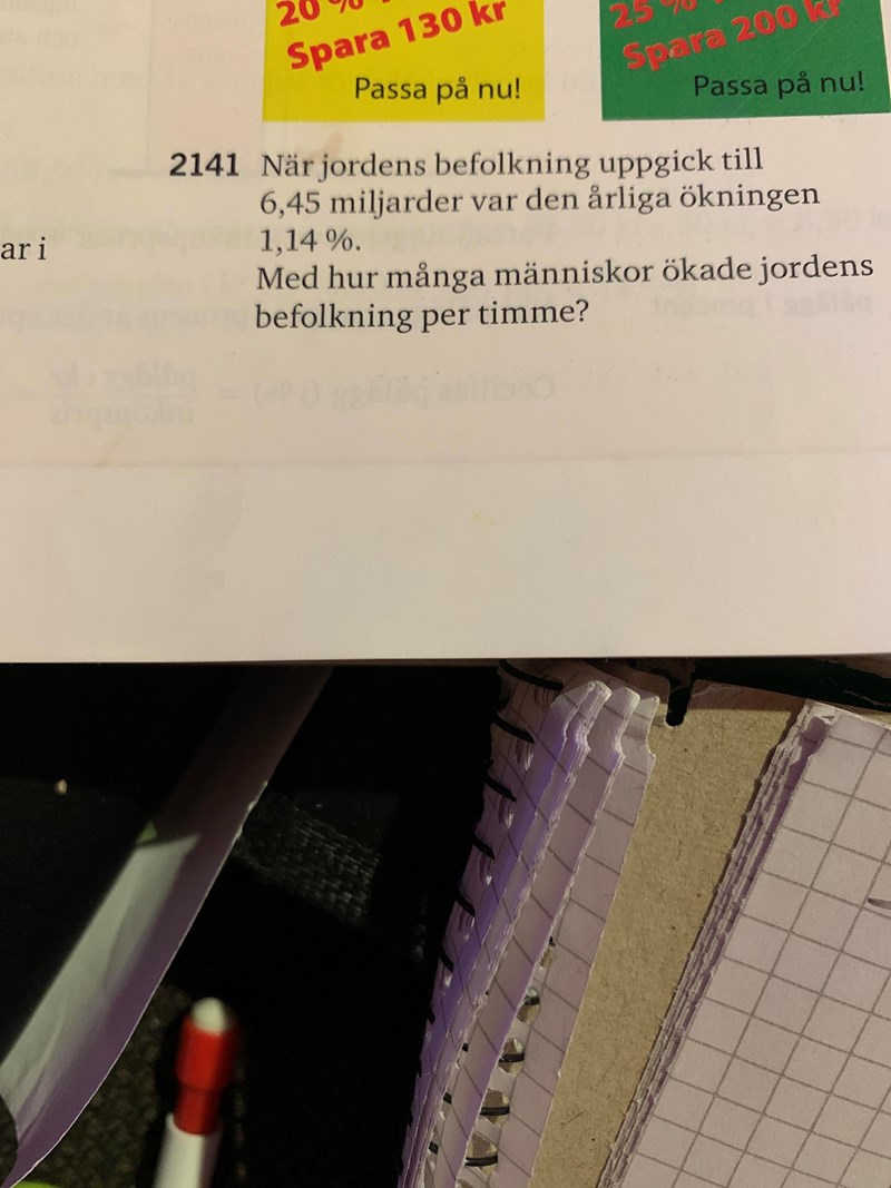 Procent och tiden (Matematik/Matte 1/Procent) – Pluggakuten