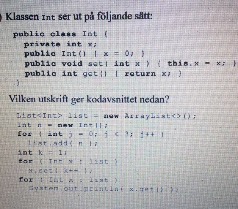 Uppgift på listor (Programmering/Java) – Pluggakuten