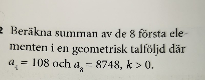 Geometrisk summa (Matematik/Matte 5/Talföljder och bevisteknik ...