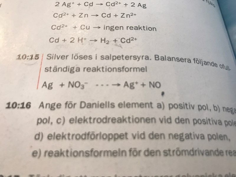 Balansering med hjälp av oxidationstalsmetoden (Kemi) – Pluggakuten