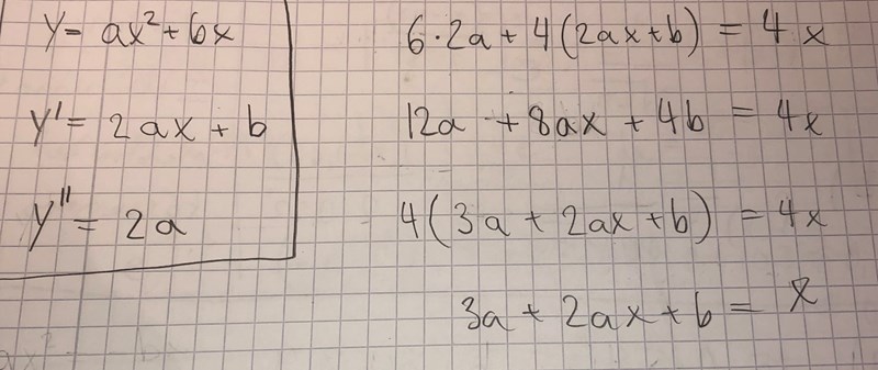 Differentialekvationer (Matematik/Matte 4/Derivata) – Pluggakuten