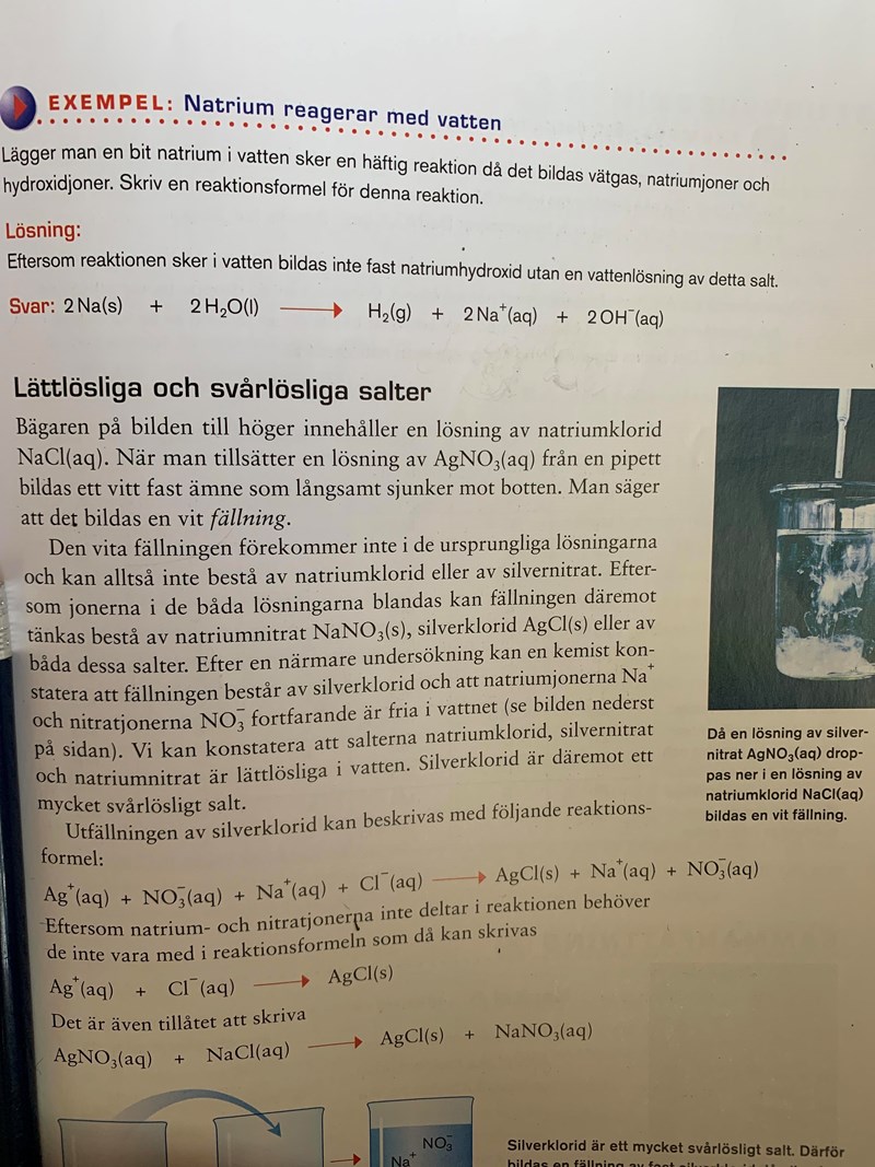 reaktionsformel (Kemi/Kemi 1) – Pluggakuten