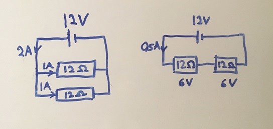 Parallellkoppling VS Seriekoppling (Teknik & Bygg/Grundskola) – Pluggakuten