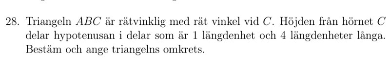 Räkna ut omkrets av triangel (Matematik/Matte 4) – Pluggakuten