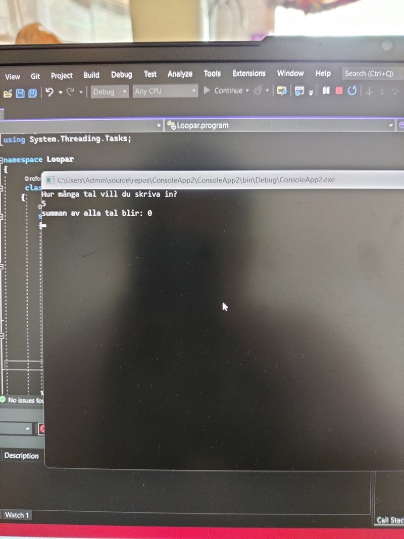 For-loop genom lista (Programmering/C#) – Pluggakuten