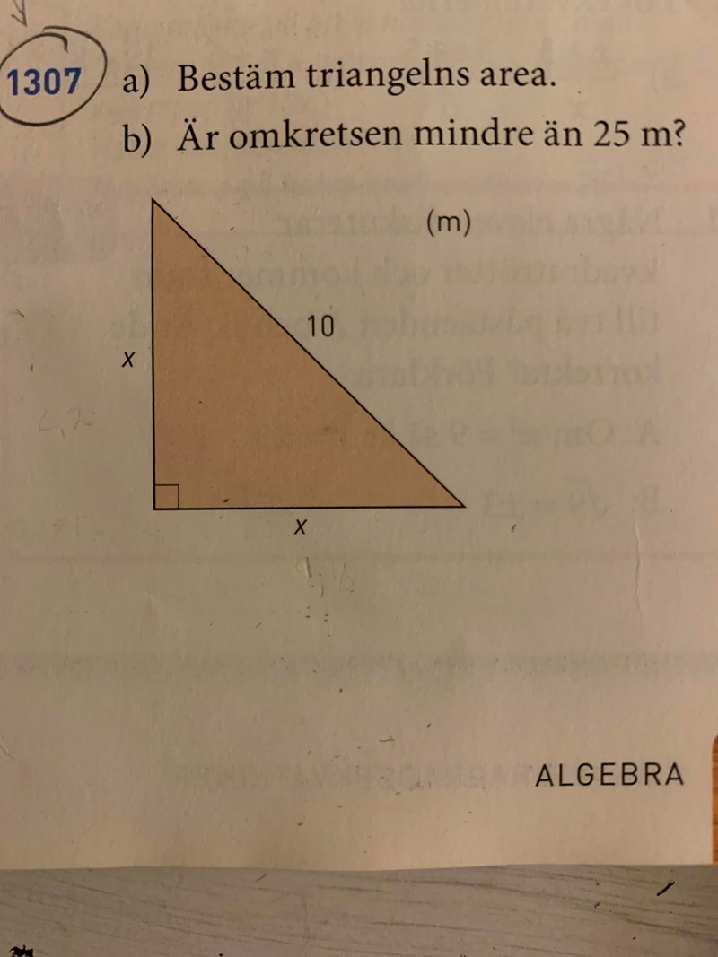 triangelns area (Matematik/Matte 2/Andragradsekvationer) – Pluggakuten