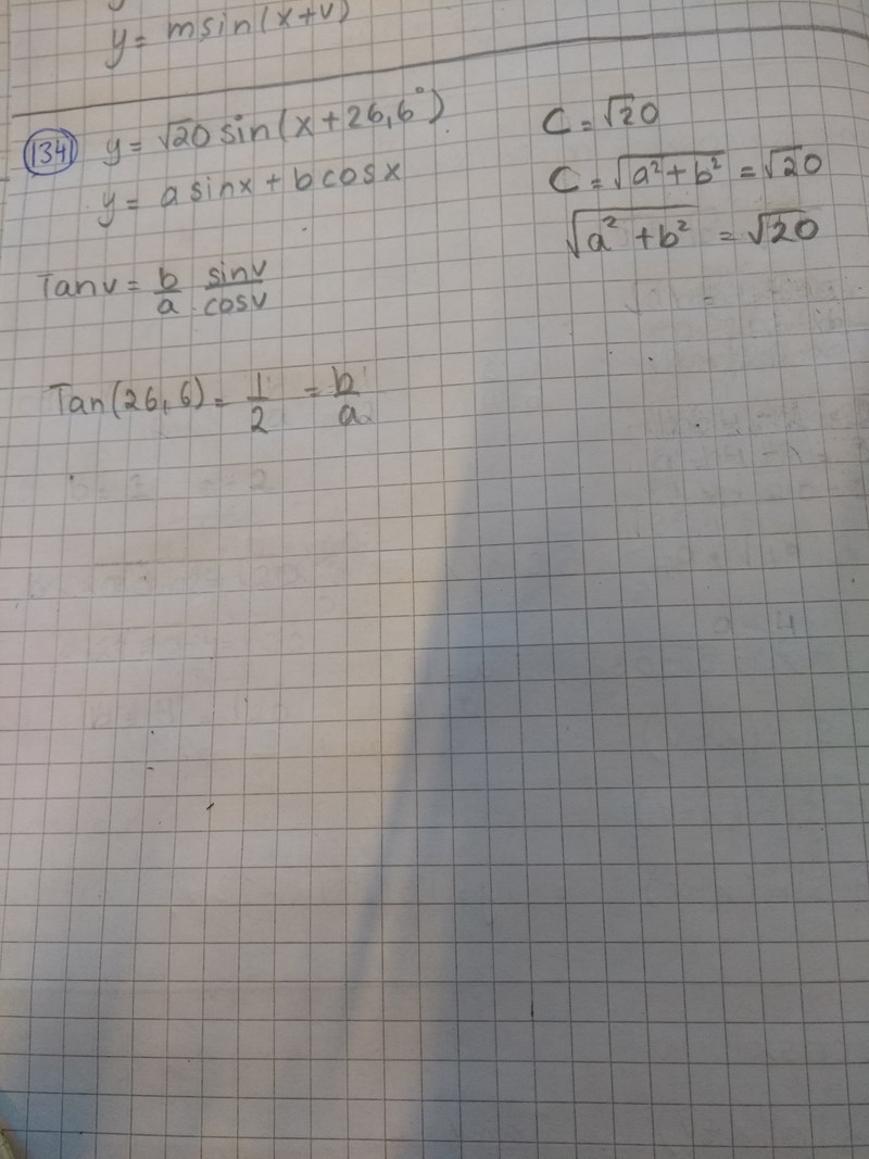 Y=asinx +bcosx (Matematik/Matte 4/Trigonometri) – Pluggakuten