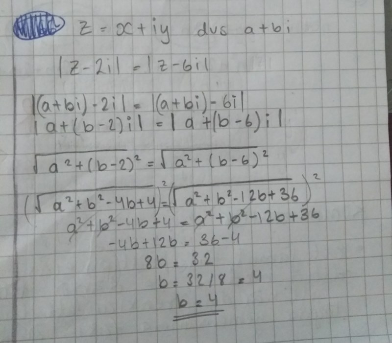 Komplexa talplanet: villkor (Matematik/Matte 4/Komplexa tal) – Pluggakuten