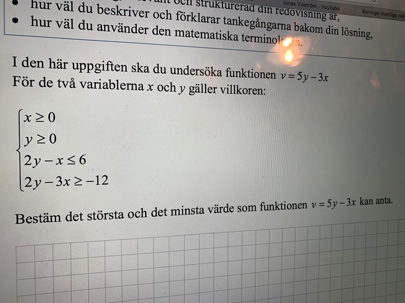 Matte 3c ekvationssystem olikheter (Matematik/Matte 3/Derivata ...