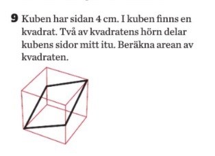 Kvadrat I kub (Pythagoras sats) (Matematik/Årskurs 9) – Pluggakuten