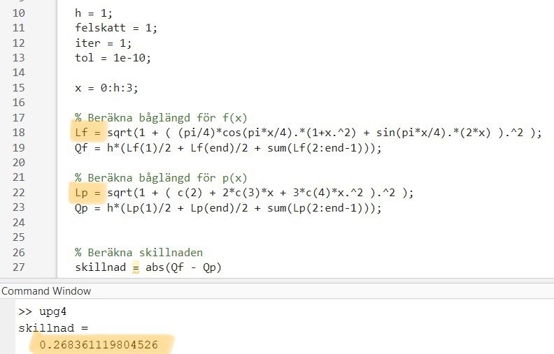 Skillnad mellan f = @(x) … och f = …. ? (Programmering/Matlab) – Pluggakuten