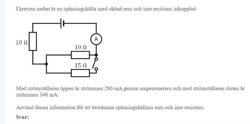 Polspänning (Fysik/Fysik 1) – Pluggakuten