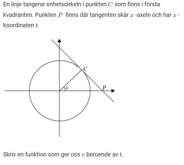 Enhetscirkeln (Matematik/Matte 3/Trigonometri) – Pluggakuten