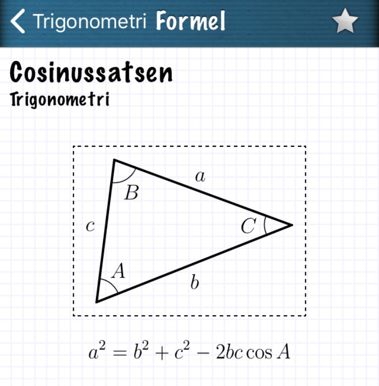 Triangelsatserna (Matematik/Matte 4/Trigonometri) – Pluggakuten