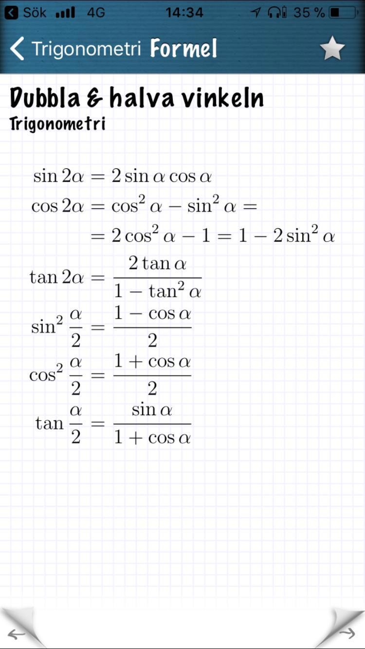 Tan(4x) = .... Bevis! (Matematik/Matte 4/Bevismetoder) – Pluggakuten
