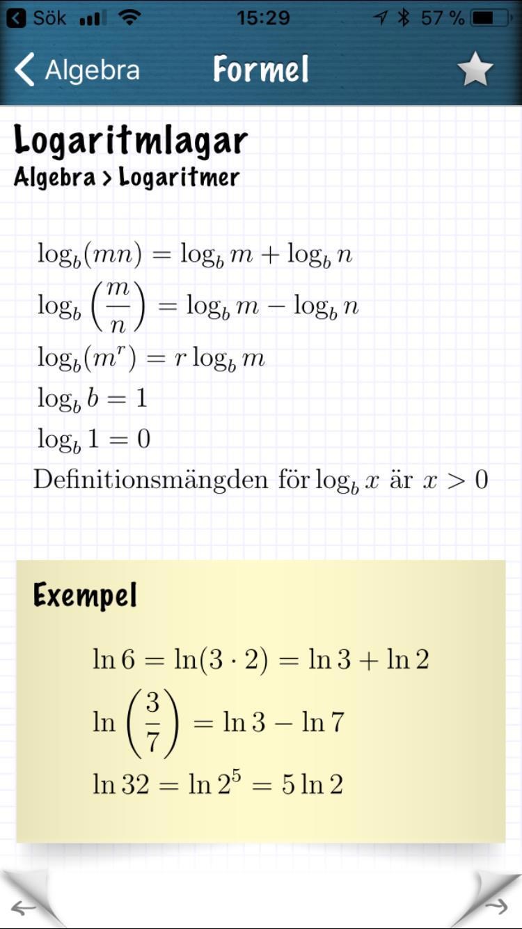 Talet e och naturliga logaritmer (Matematik/Matte 3/Naturliga ...