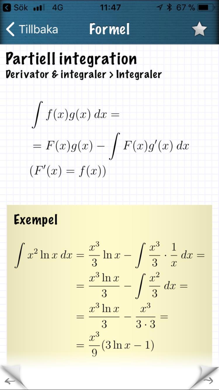 generaliserad integral (Matematik/Universitet) – Pluggakuten