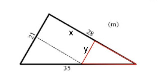Räkna ut en rektangels maximala area i en triangel (Matematik/Matte 3 ...