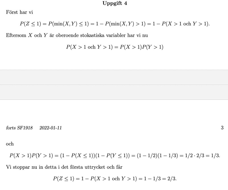 Sannolikhet och statistik (Matematik/Universitet) – Pluggakuten