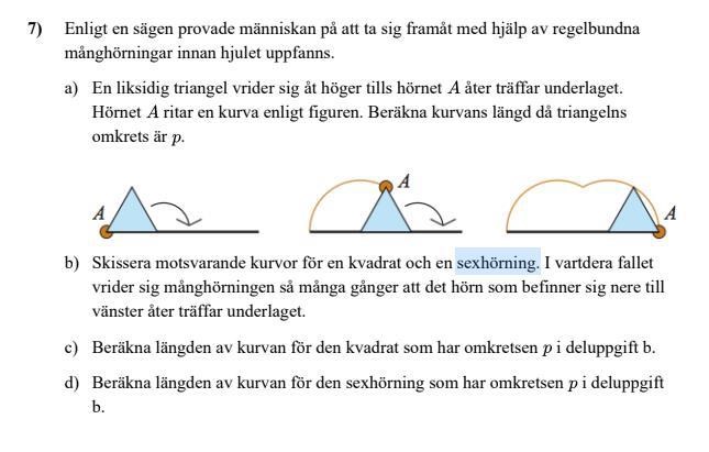 beräkna längden av en Cyclogon (Matematik/Matte 2/Logik och geometri ...