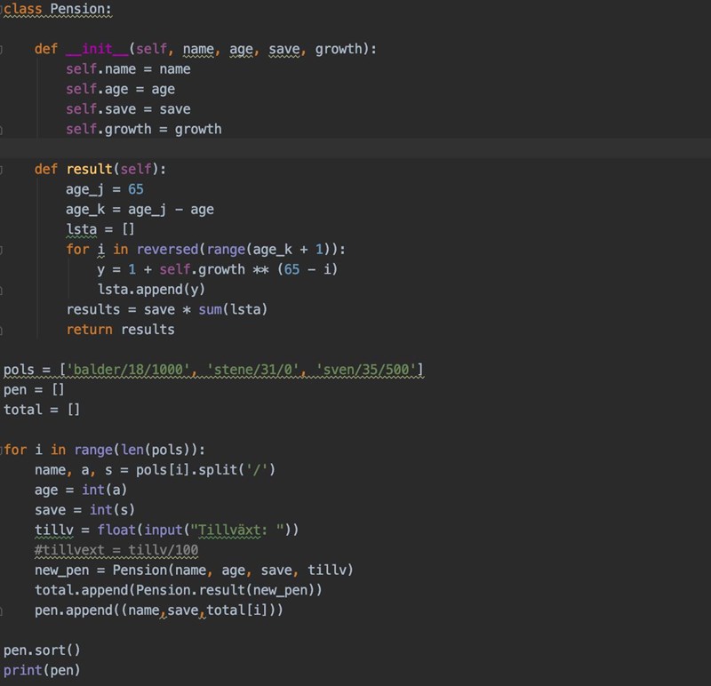 "Anropa" en class från en funktion (Programmering/Python) – Pluggakuten