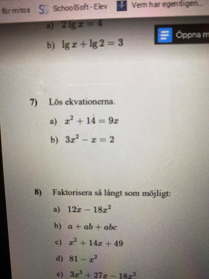 Pq formeln (Matematik/Matte 2) – Pluggakuten