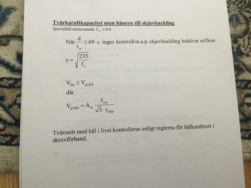 Ang Beräkning av Dimensionerade last (Teknik & Bygg/Universitet ...