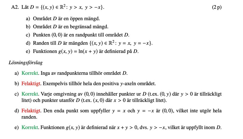 Randpunkter (Matematik/Universitet) – Pluggakuten
