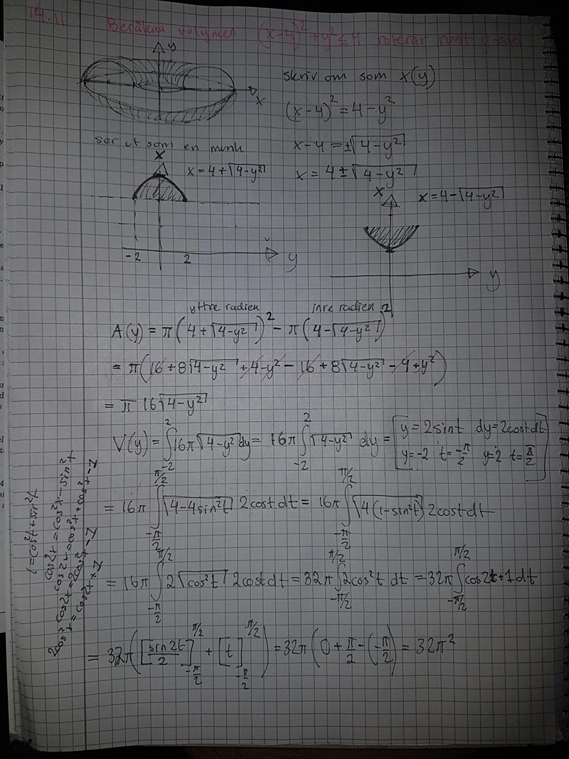 Rotationsvolym (Matematik/Universitet) – Pluggakuten