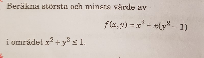 Optimering flerdim (Matematik/Universitet) – Pluggakuten