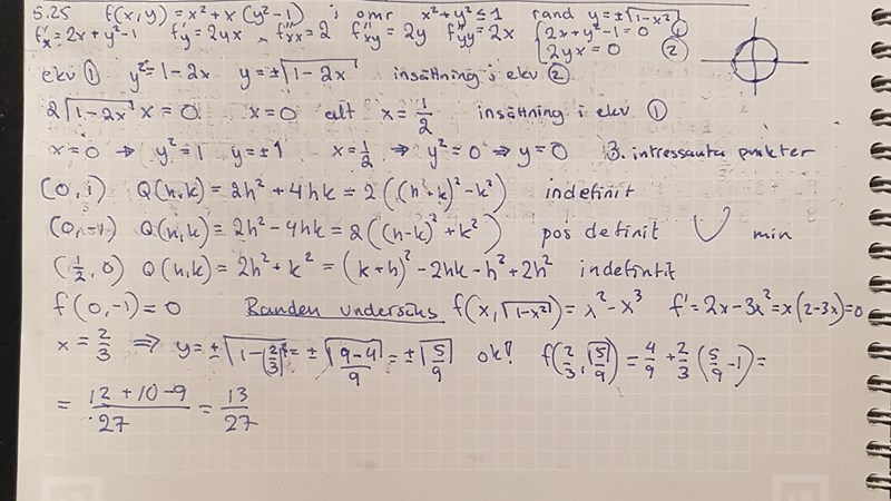 Optimering flerdim (Matematik/Universitet) – Pluggakuten