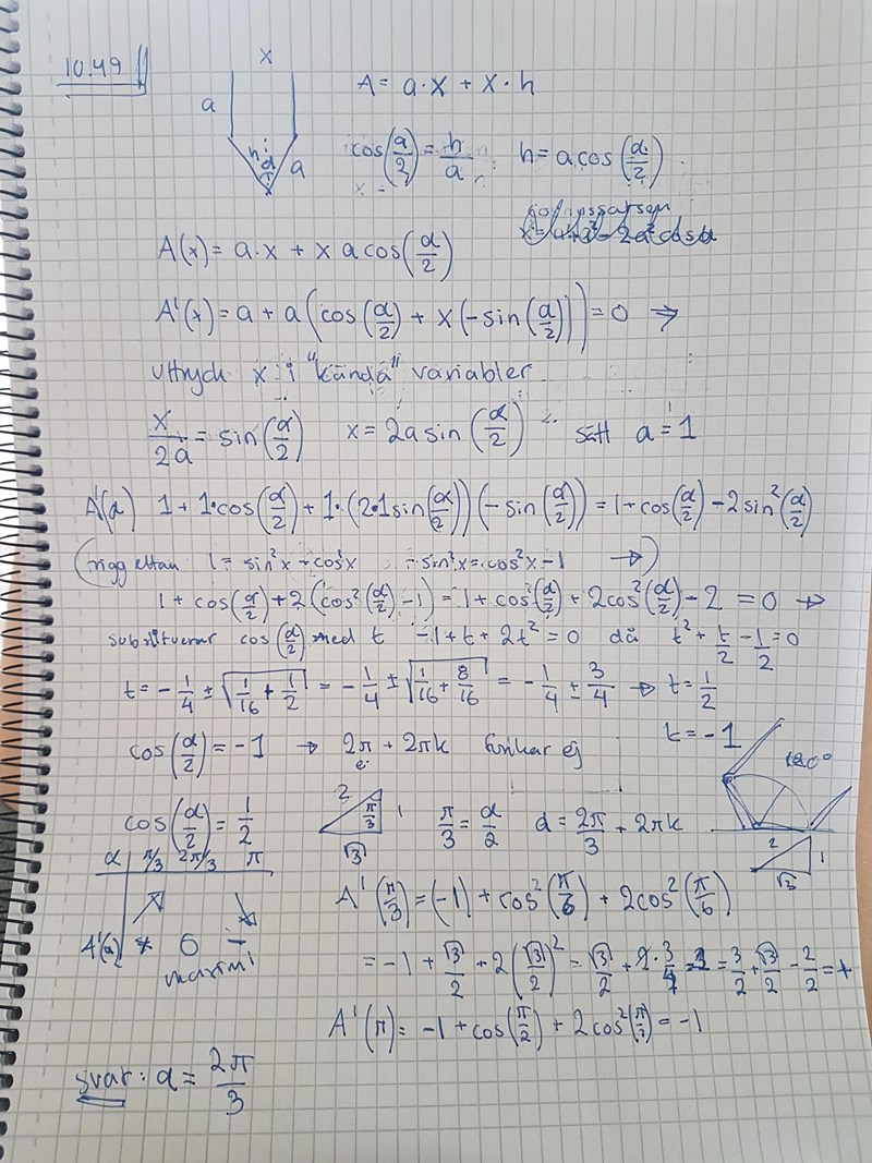Optimering (Matematik/Universitet) – Pluggakuten