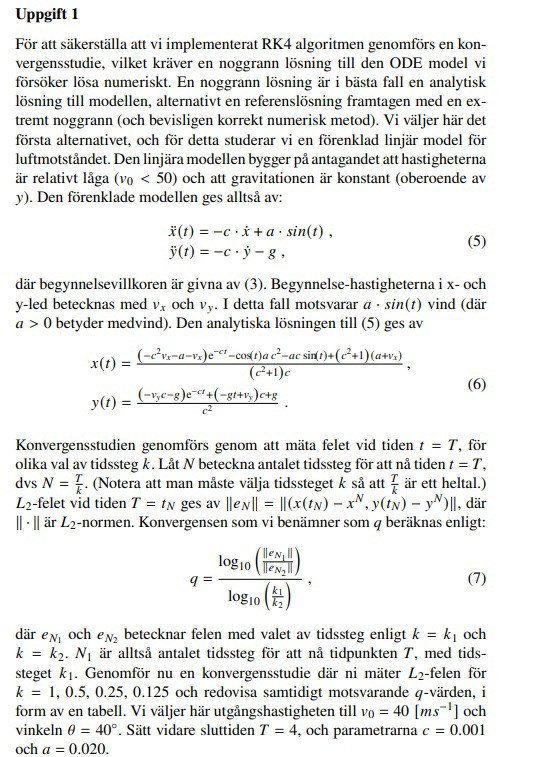 Hur kan man omvandla en andra ordnings ODE till första ordning i Python? (Programmering/Python ...