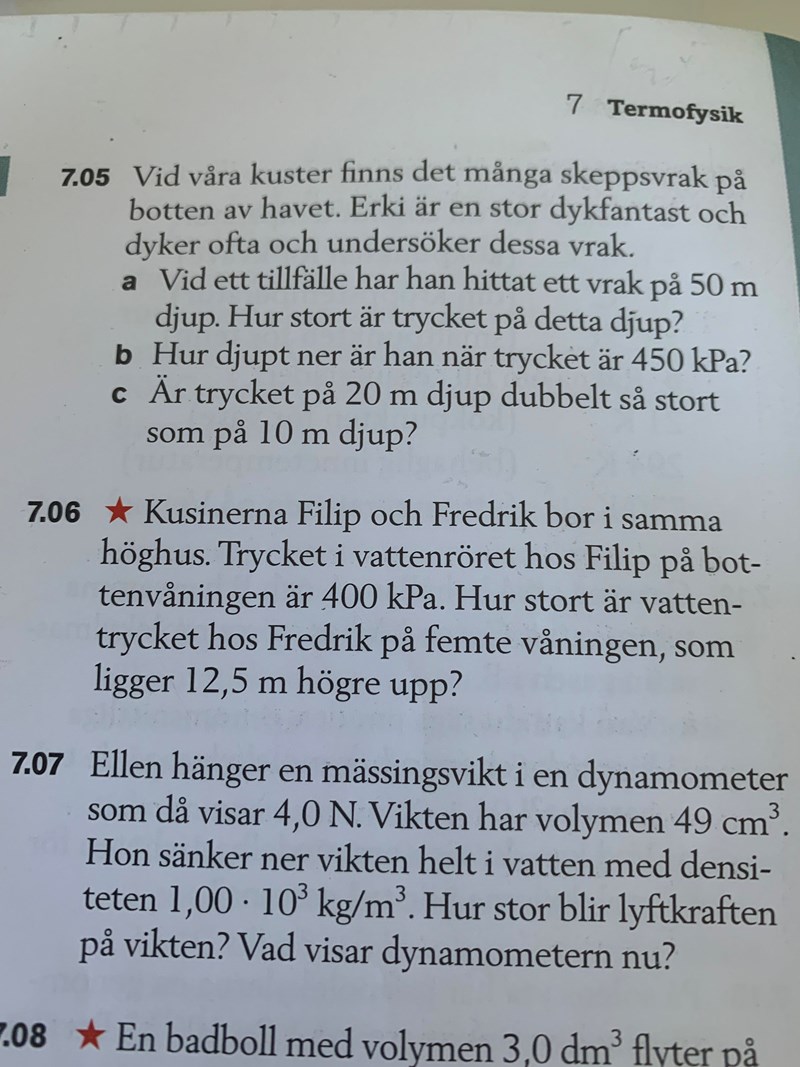 Tryck (Fysik/Fysik 1) – Pluggakuten