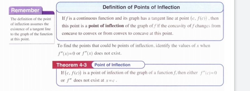 inflexionspunkt (Matematik/Universitet) – Pluggakuten