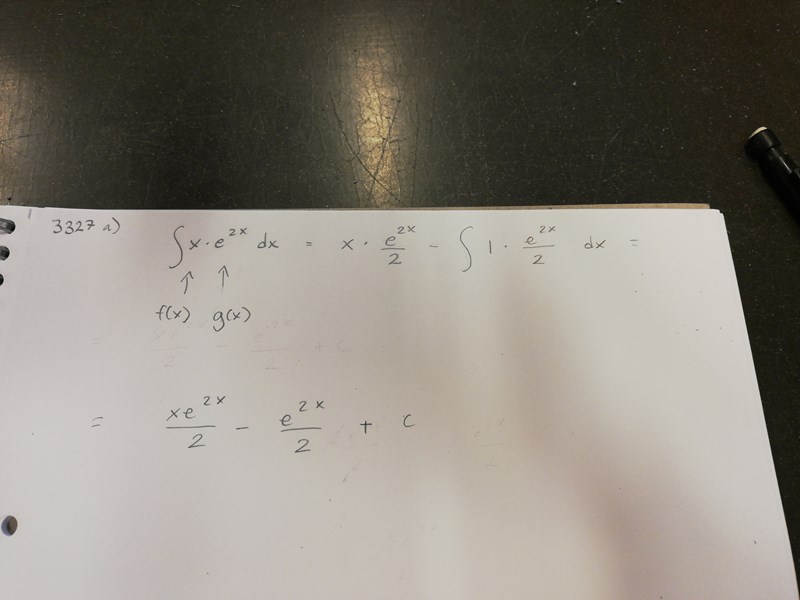 Partiell integration (Matematik/Matte 5/Integraler) – Pluggakuten