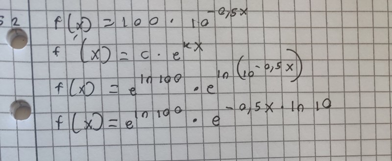 Derivata av exponentialfunktion (Matematik/Matte 3/Naturliga logaritmer ...