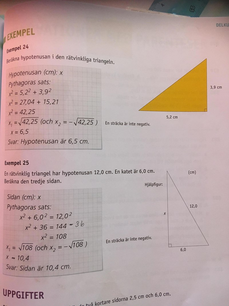 Pythagoras sats? (Matematik/Årskurs 9) – Pluggakuten