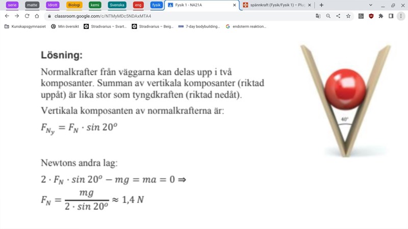 krafter (Fysik/Fysik 1) – Pluggakuten