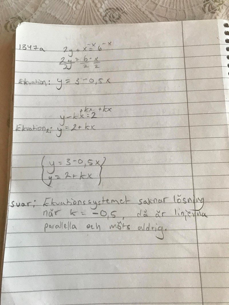 Ekvationssystem (Matematik/Matte 2/Linjära ekvationssystem) – Pluggakuten
