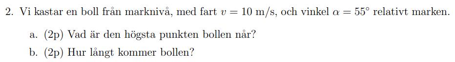 kastparabel (Fysik/Fysik 2) – Pluggakuten